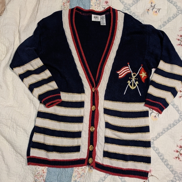 jason maxwell | Sweaters | Jason Maxwell Nautical Cardigan | Poshmark